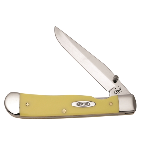 Case Yellow Synthetic TrapperLock Knife, 3154L CV