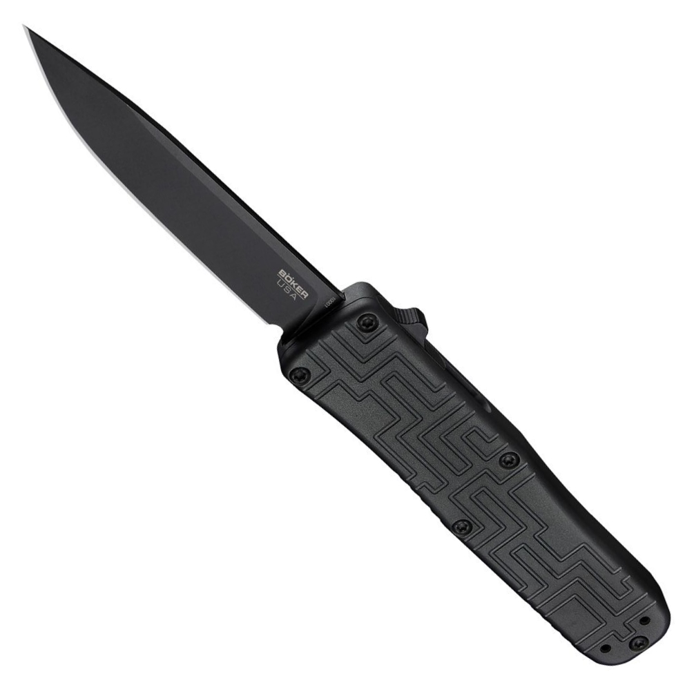 Boker Plus OTF Auto Knife, 154CM Black Blade