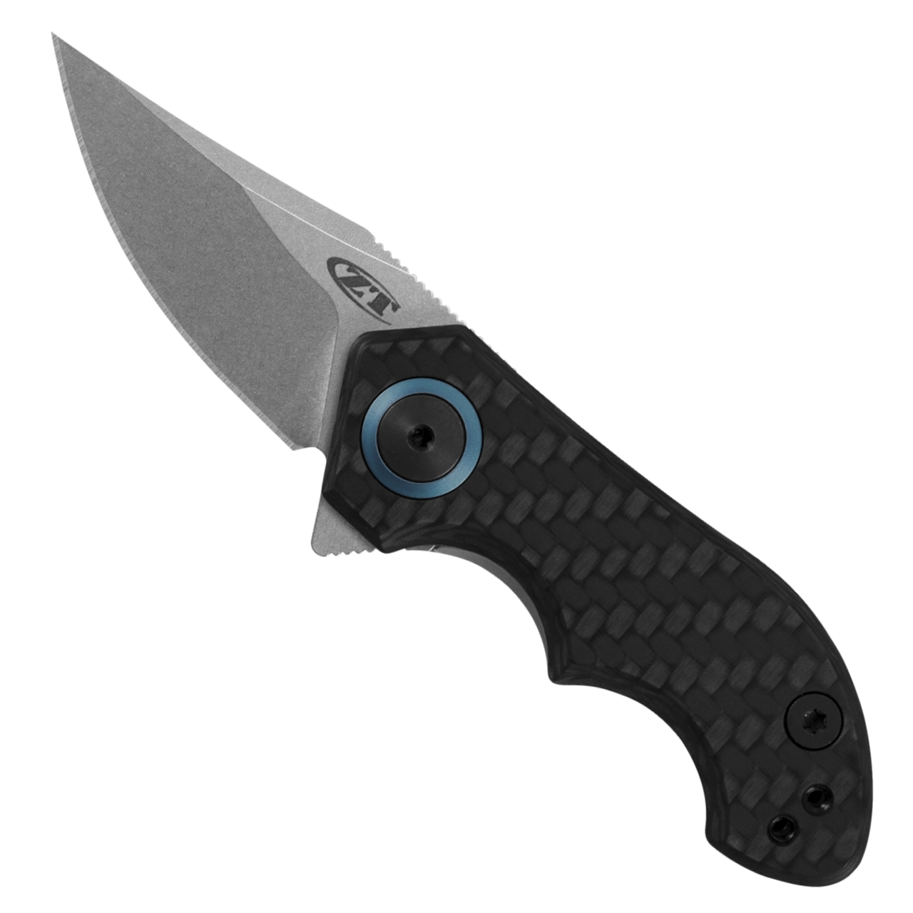 Zero Tolerance 0022 Carbon Fiber Flipper Knife, 1.8" Blade