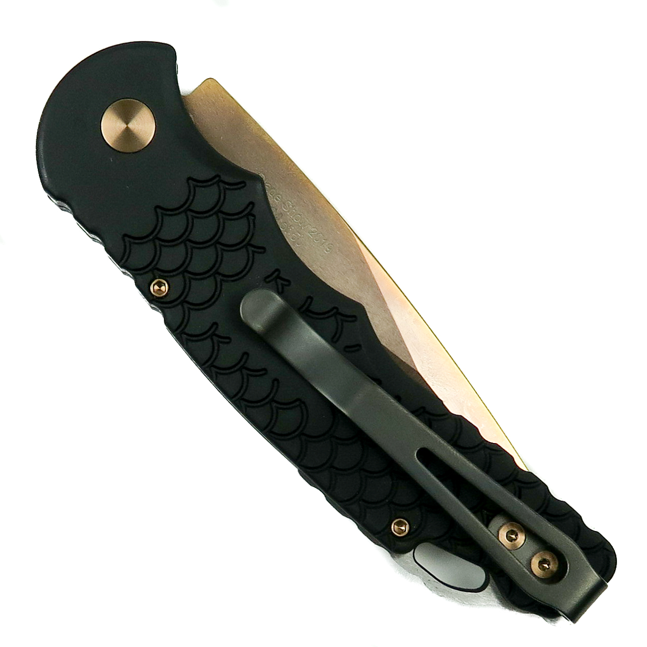 Pro-Tech Blade Show 2019 TR-5 Auto Knife, Rose Gold Blade | BladeOps