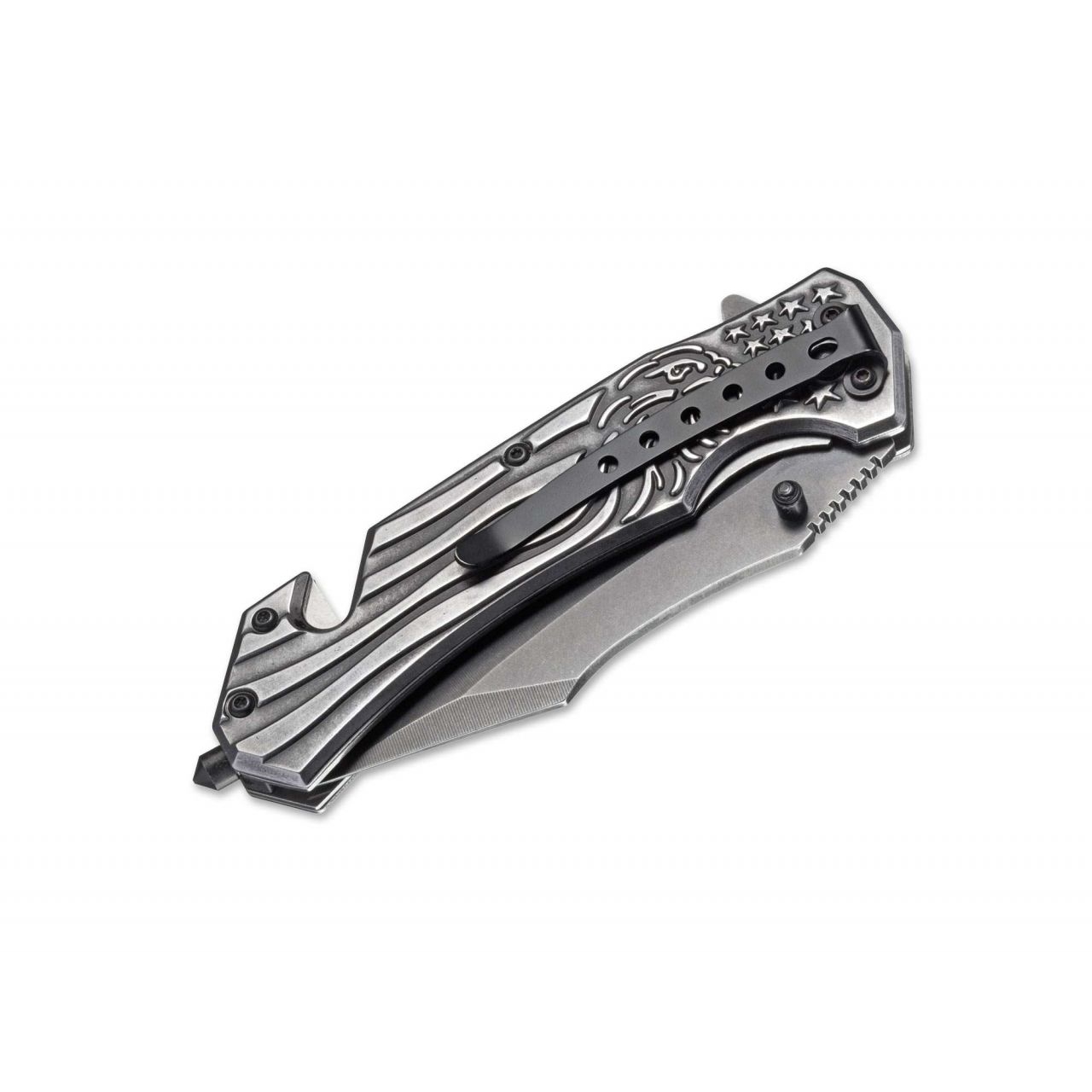 Boker Magnum Freedom Folder Steel Knife, Satin Blade | BladeOps