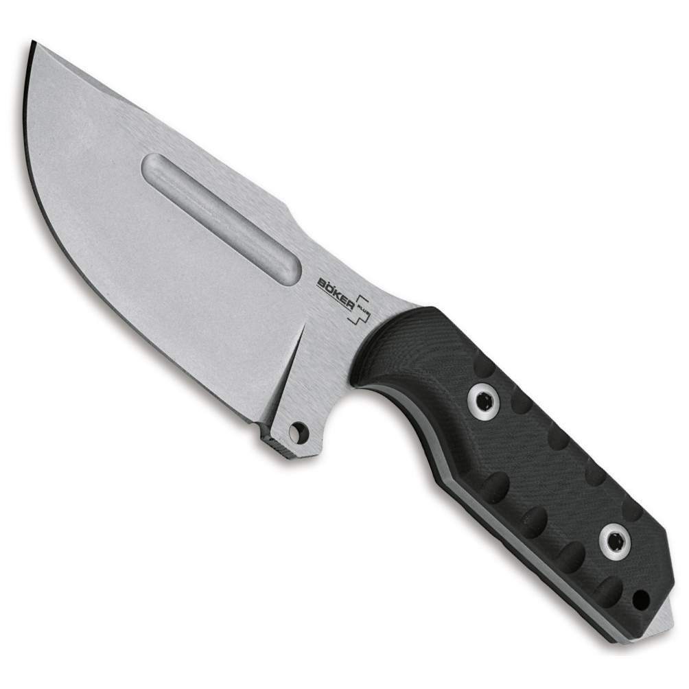 Boker Plus Beowulf Fixed Blade Hunting Knife, N690 Stonewash Blade ...