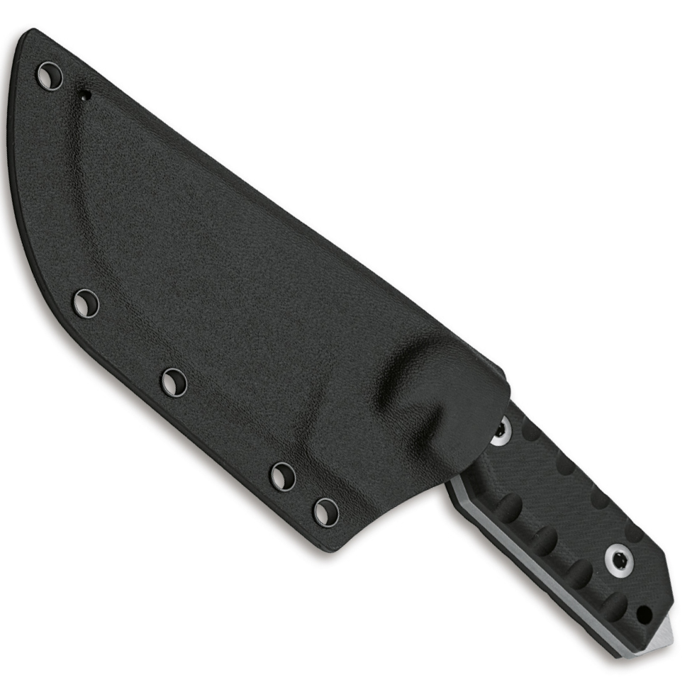 Boker Plus Beowulf Fixed Blade Hunting Knife, N690 Stonewash Blade ...