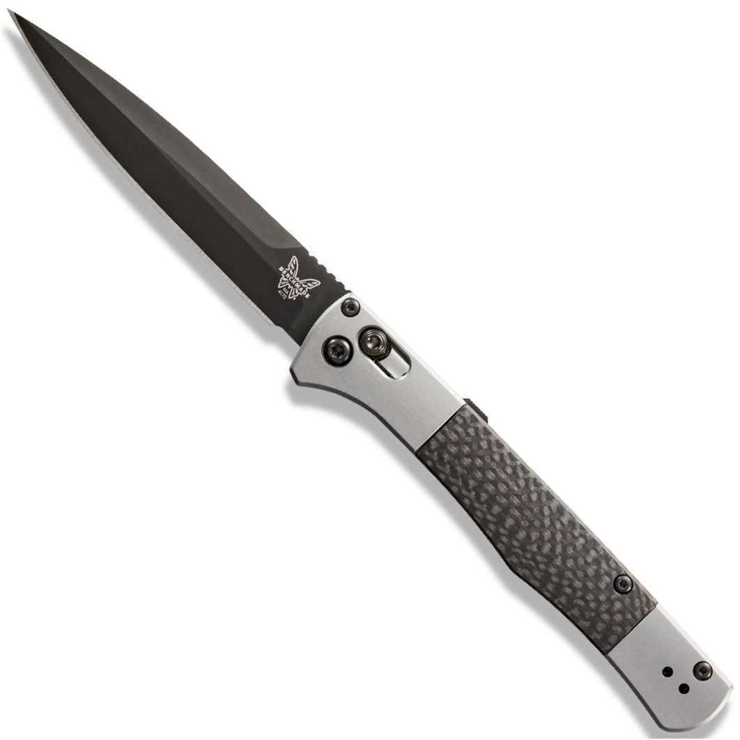 Benchmade Auto Fact Knife, CPM-S90V Black Blade | BladeOps