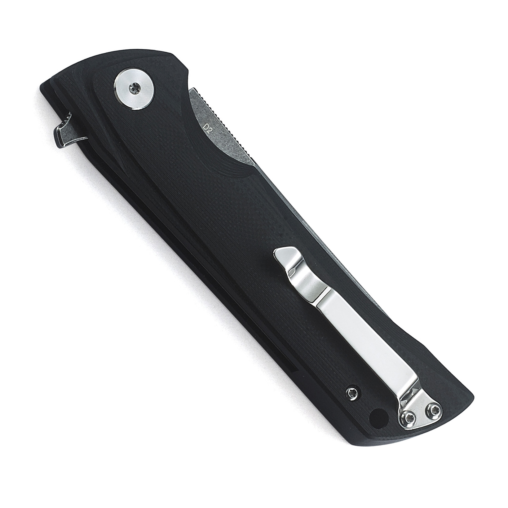 Bestech Knives Paladin Black G10 Folding Knife, Satin/Black Blade ...