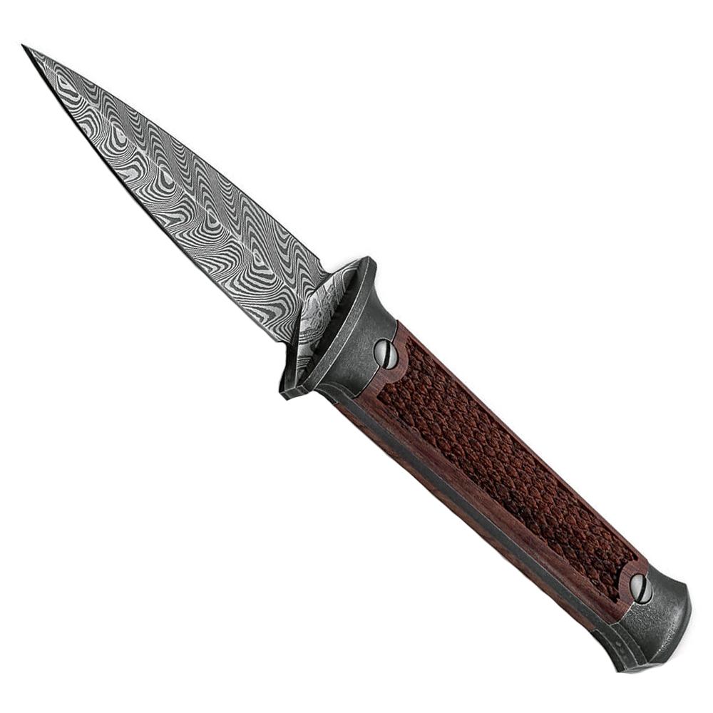 Boker P08 Damascus Boot Knife | BladeOps
