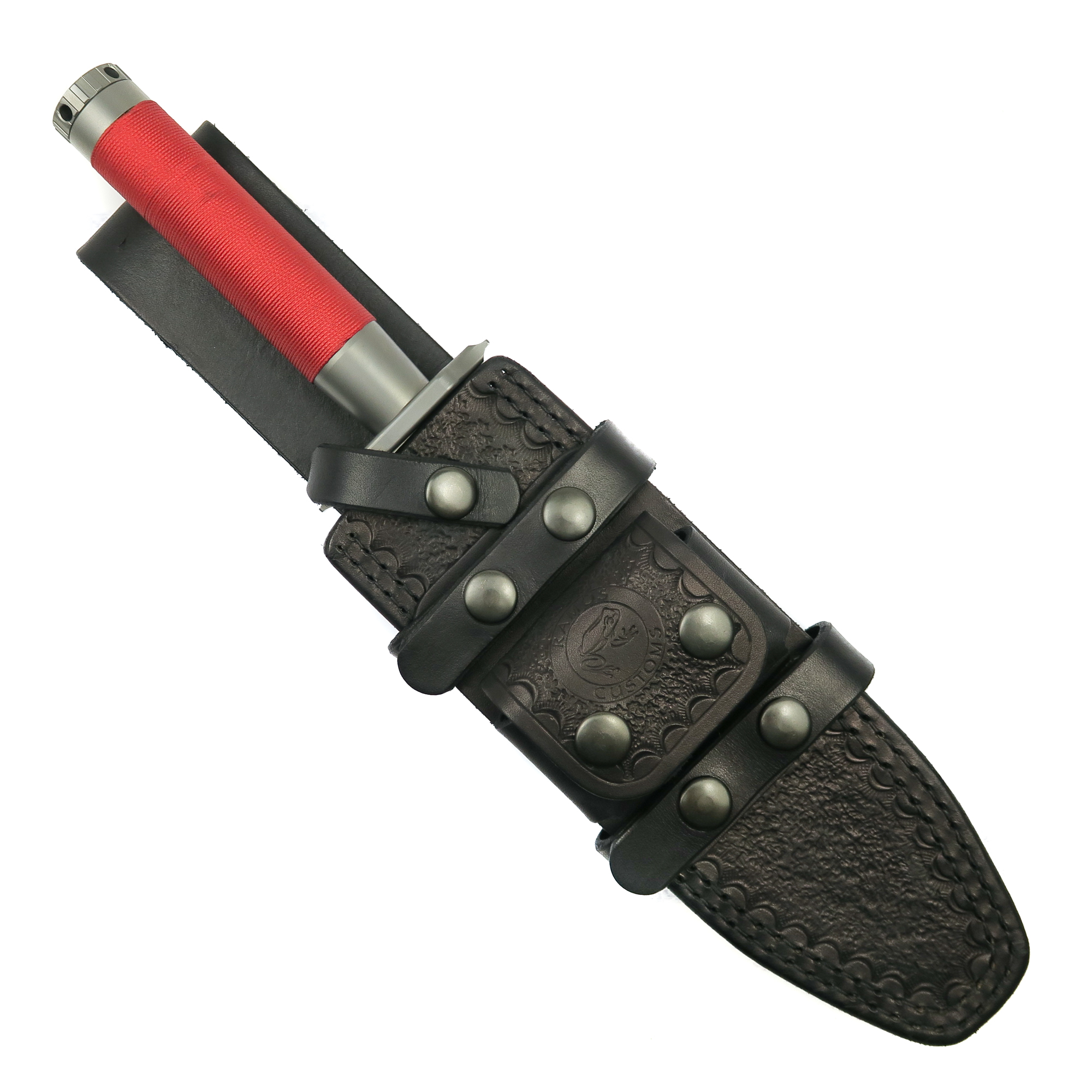 Marfione Knives Custom Interceptor Fixed Blade Knife, Mirror M390 Blade ...