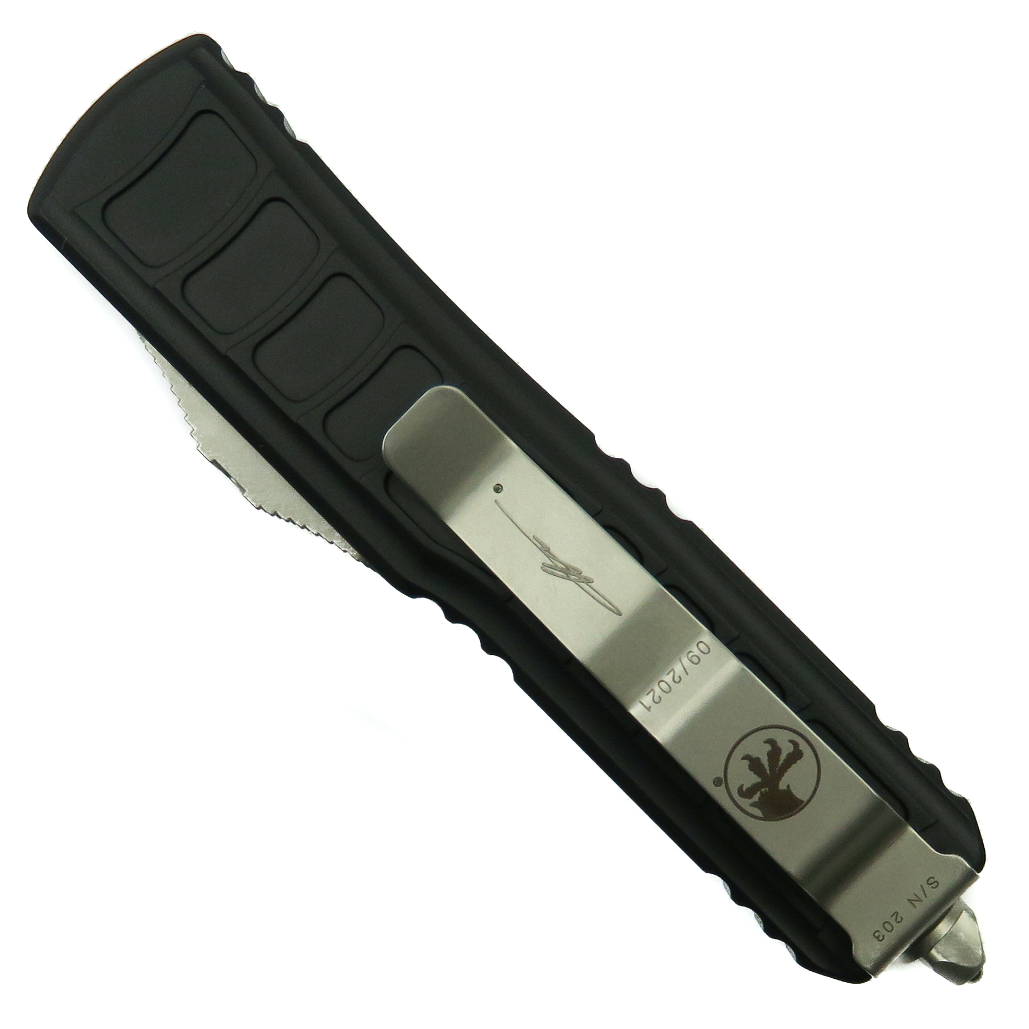 Microtech Signature Series Utx 85 Otf Ii Auto Knife Stonewash Dagger