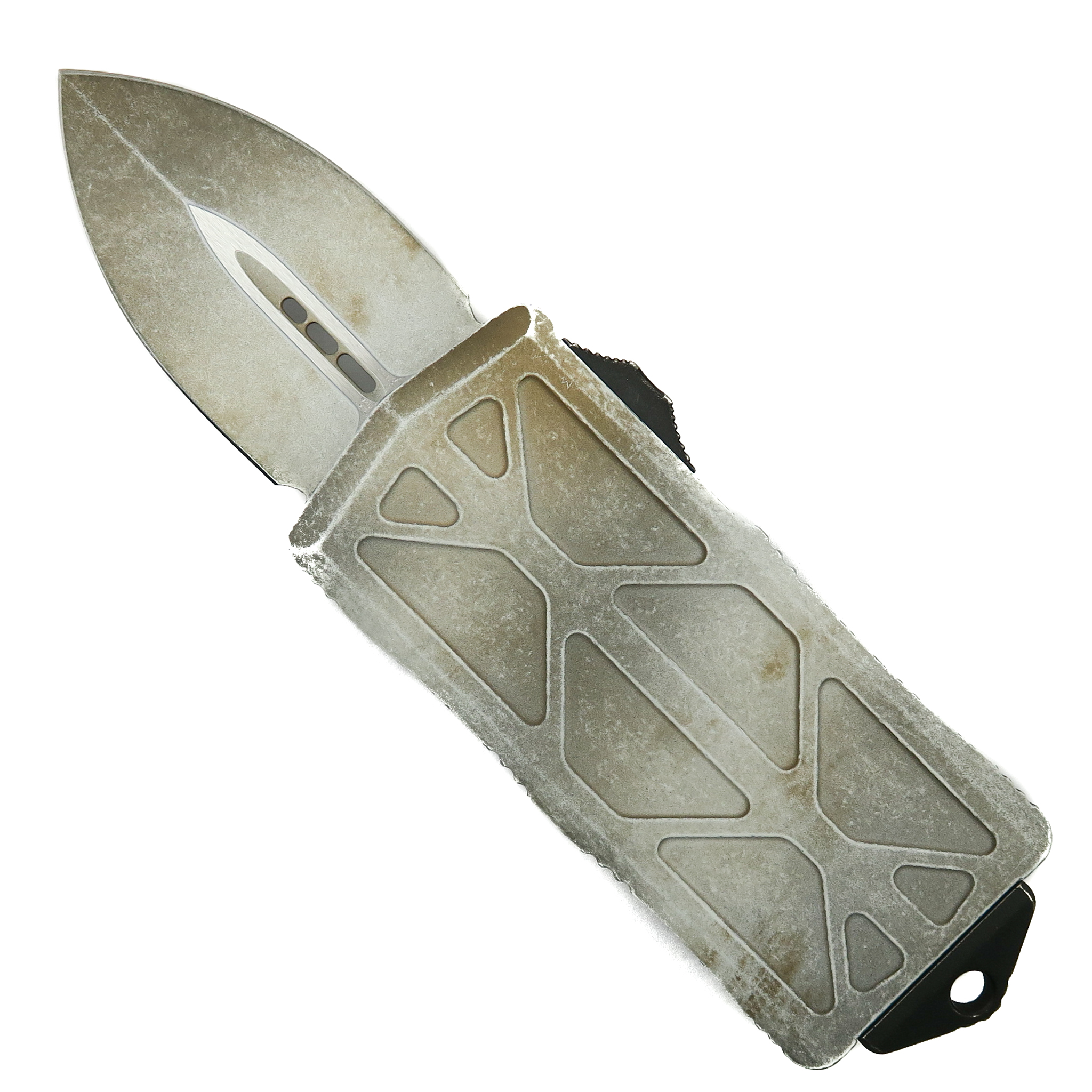 Microtech Sand Trooper Exocet OTF Auto Knife, Dagger Blade | BladeOps