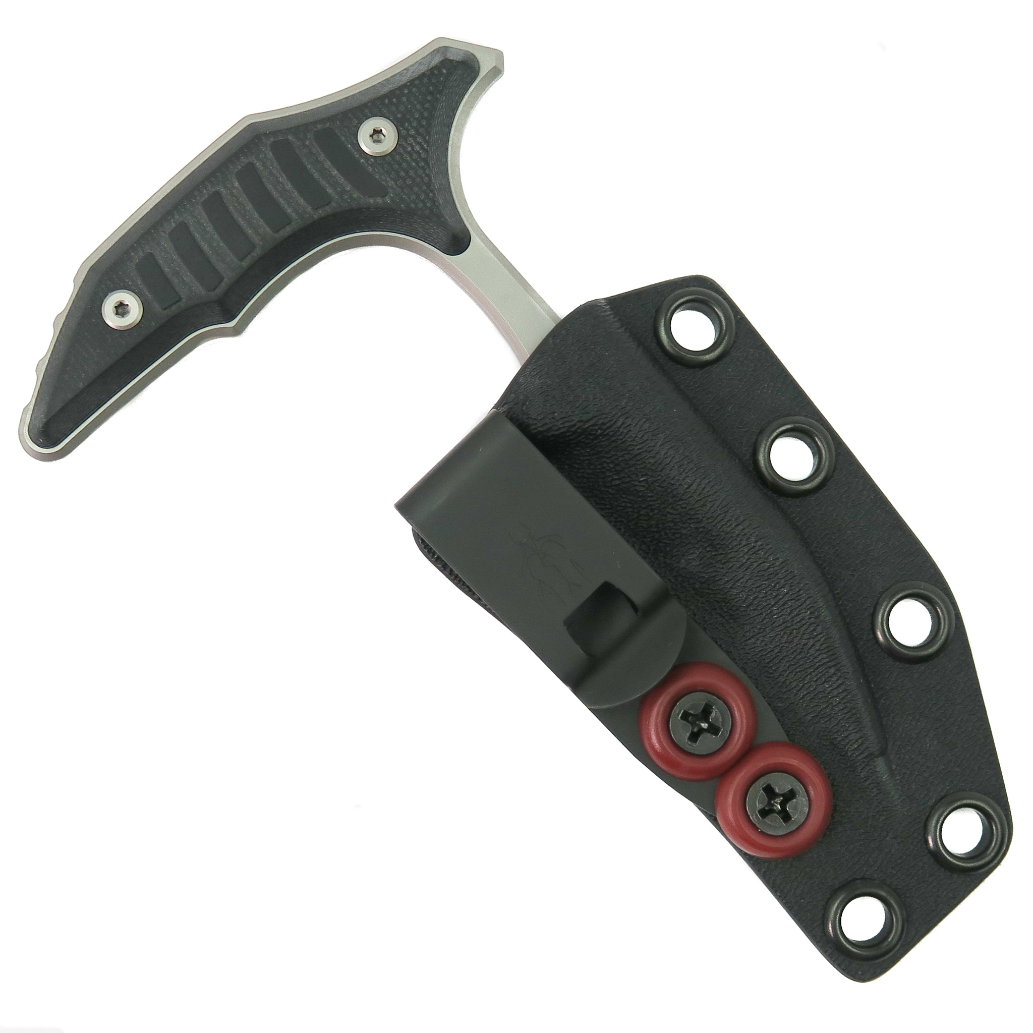 Microtech Black G10 Bastinelli Bee Push Dagger, Serrated Blade | BladeOps