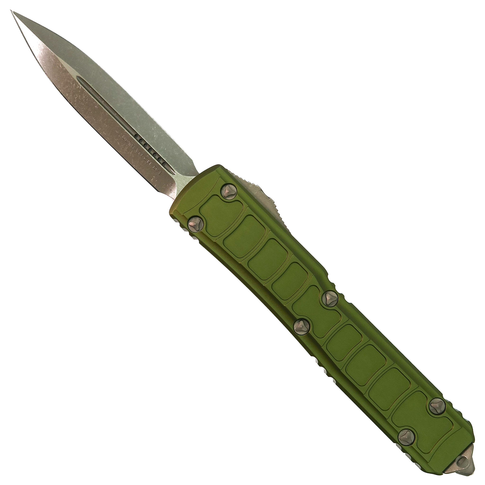 Microtech Signature Series OD Green Ultratech II OTF Knife, Apocalypse ...