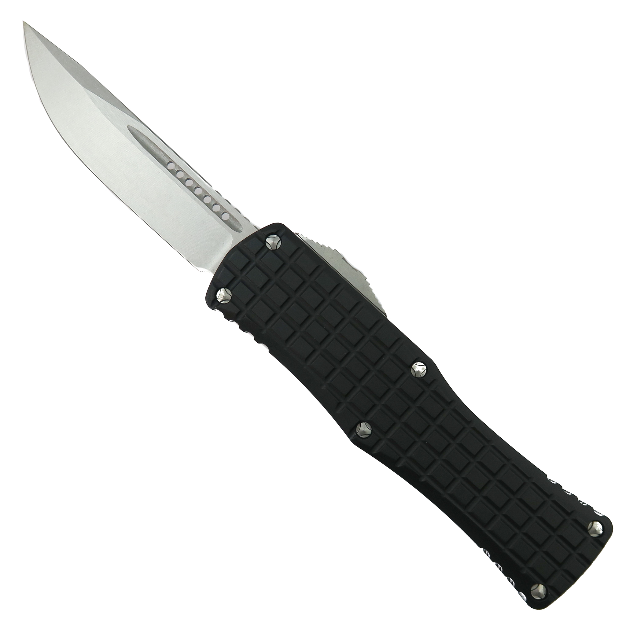 Microtech Signature Series Frag Pattern Hera Otf Knife Stonewash Blade