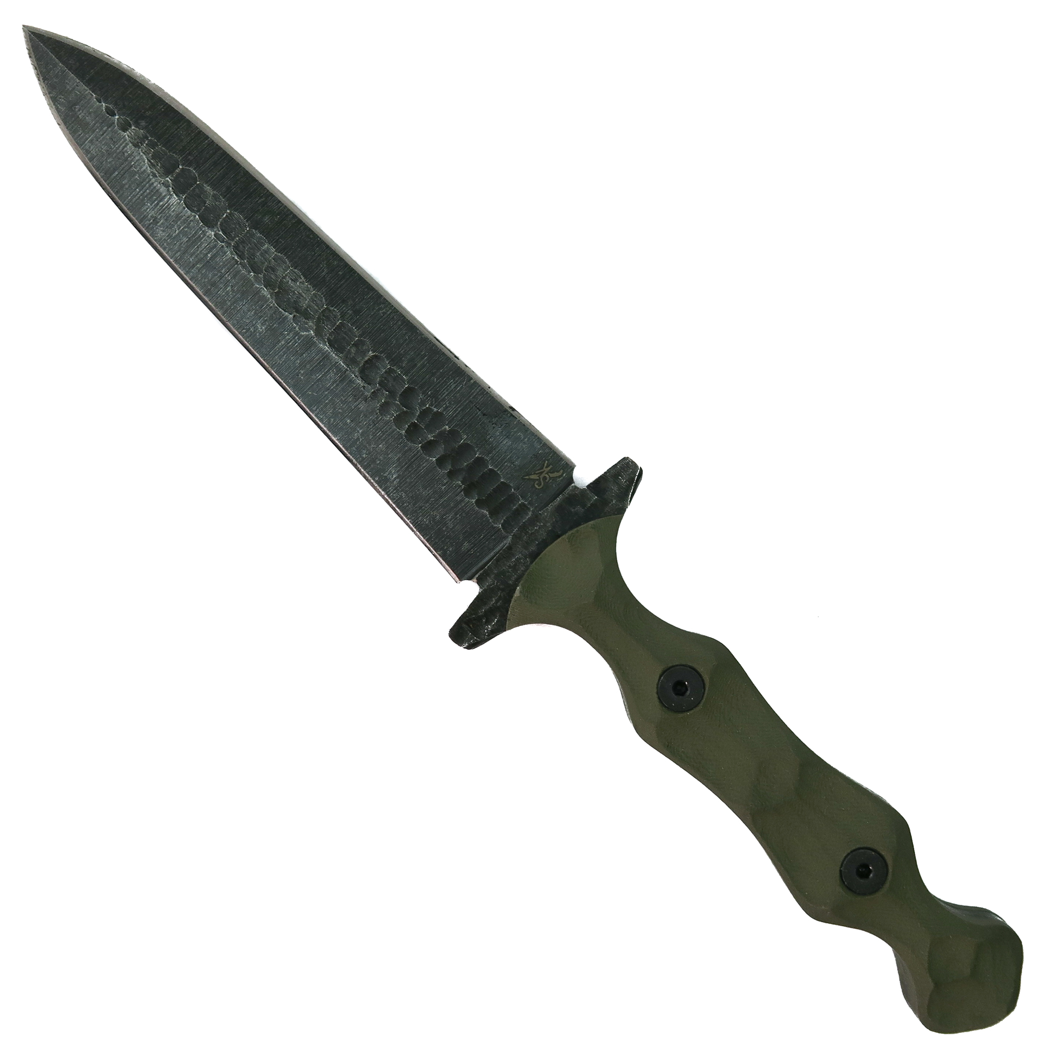 Stroup Knives OD Green G10 Dagger Fixed Blade Knife | BladeOps