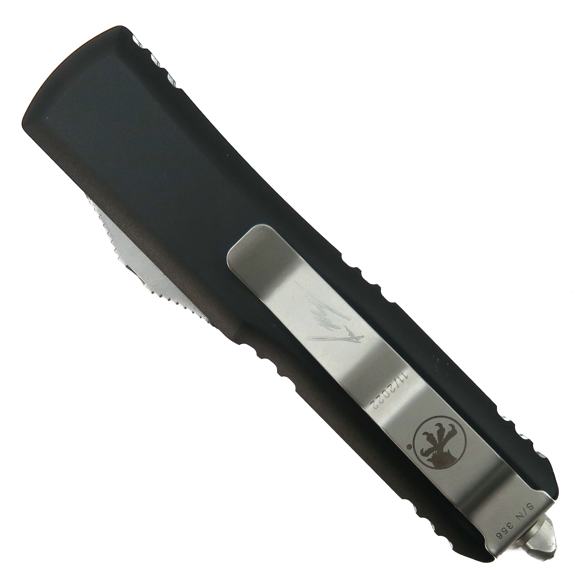 Microtech Signature Series Hellhound UTX-85 OTF Auto Knife, Stonewash ...