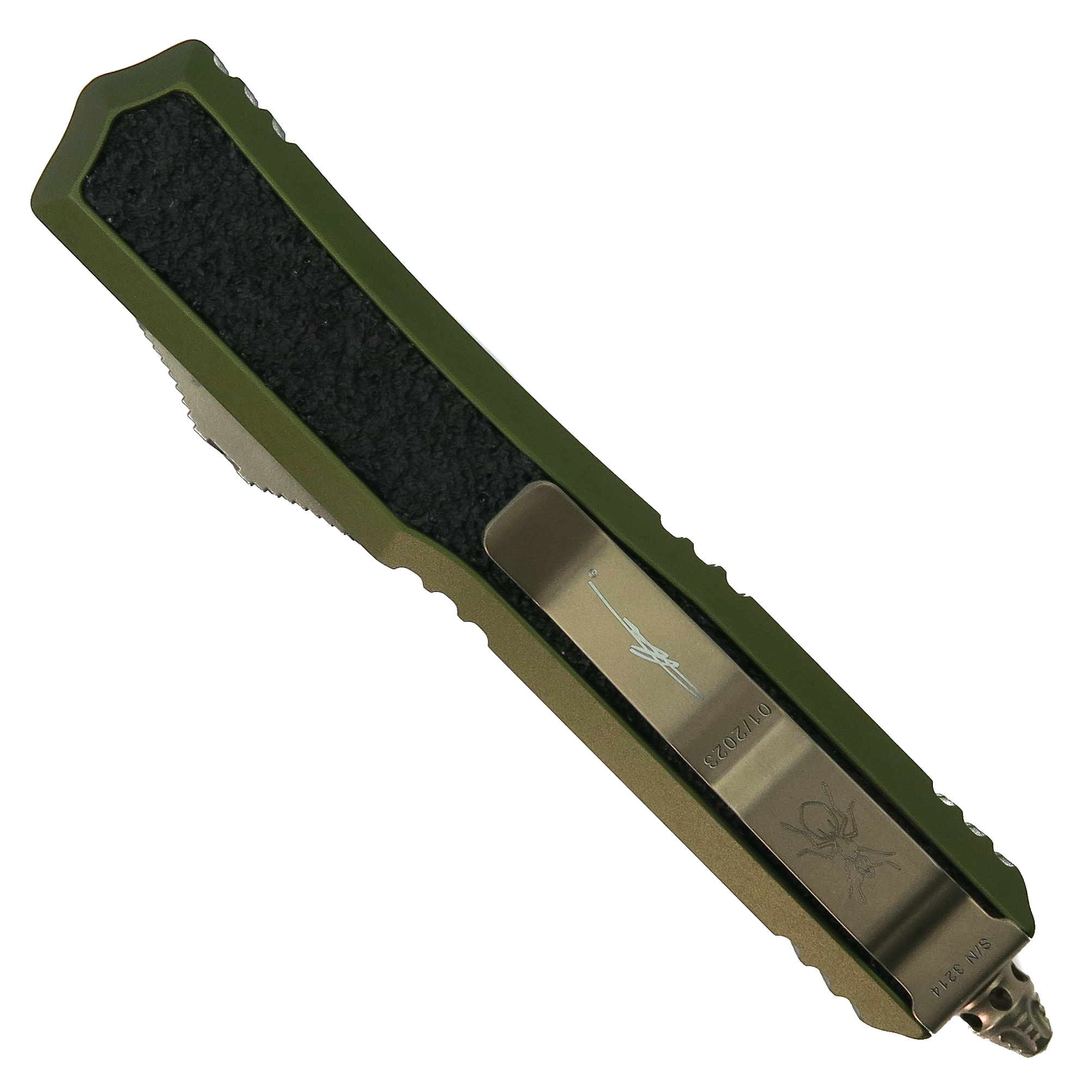 Microtech Signature Series Od Green Makora Otf Knife Bronzed Dagger