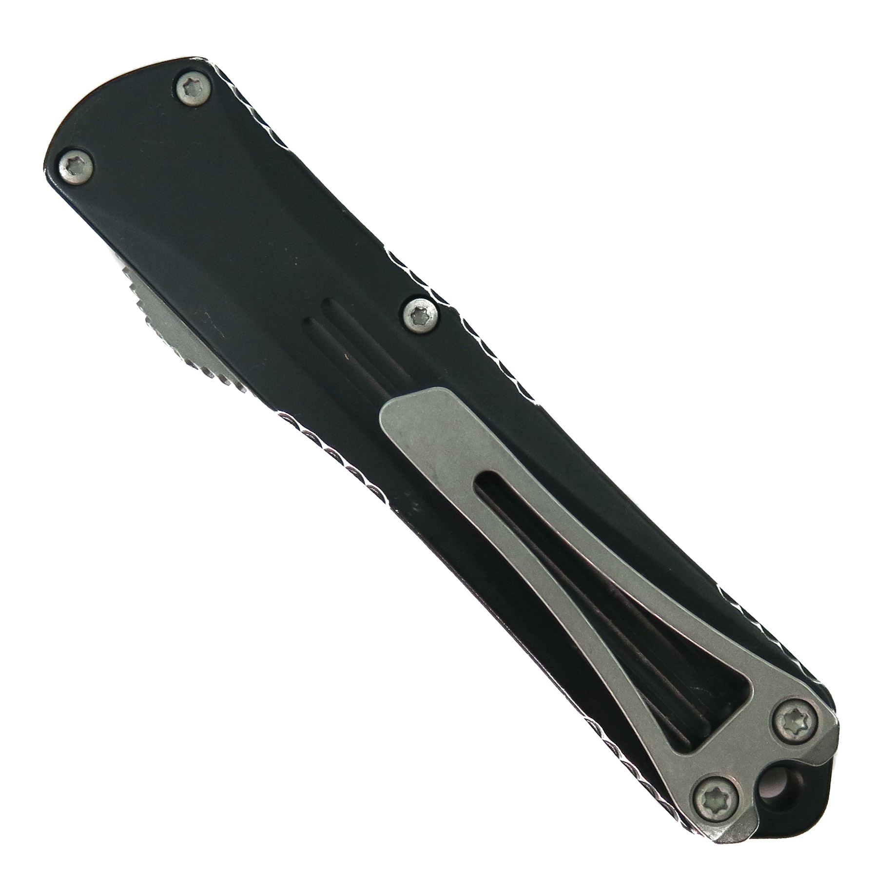 Heretic Knives Battleworn Black Manticore S Otf Knife Battleworn Tanto