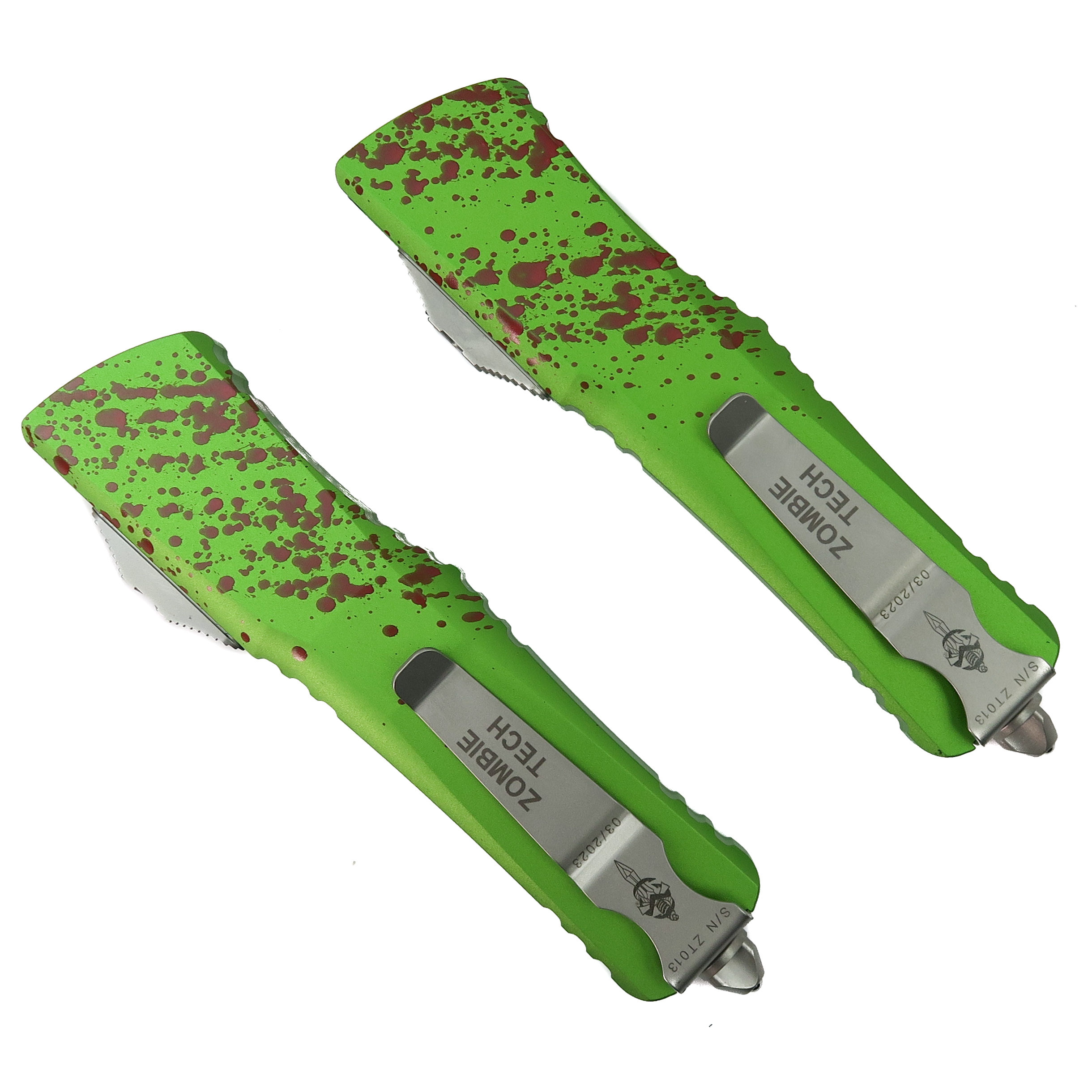 Microtech Signature Series Zombie Combat Troodon Hellhound and Warhound ...