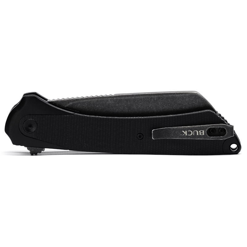 Buck Black 263 HiLine XL Knife, Black Cleaver Blade | BladeOps
