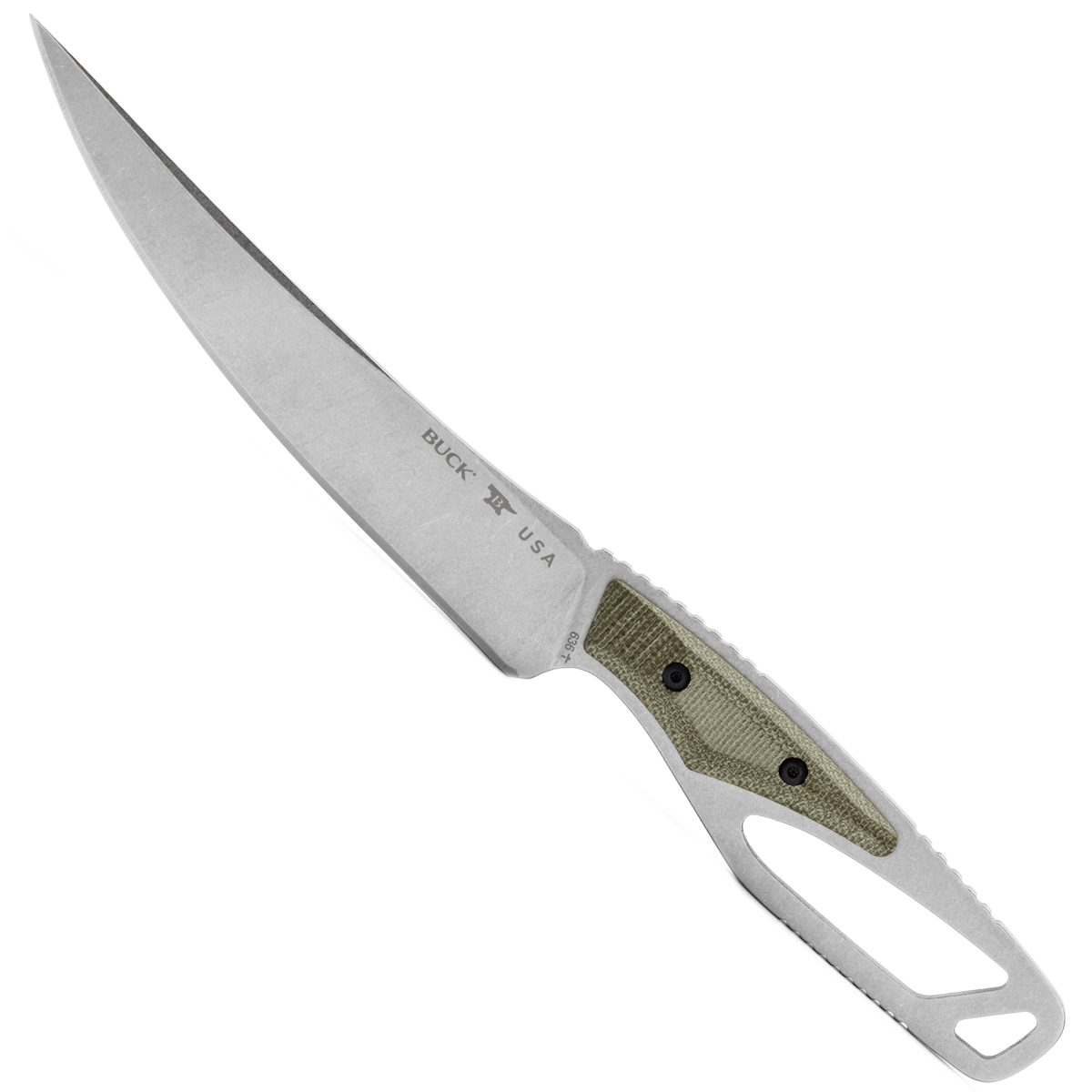 Buck 636 PakLite Processor Select Knife, S35VN Trailing Point Blade ...