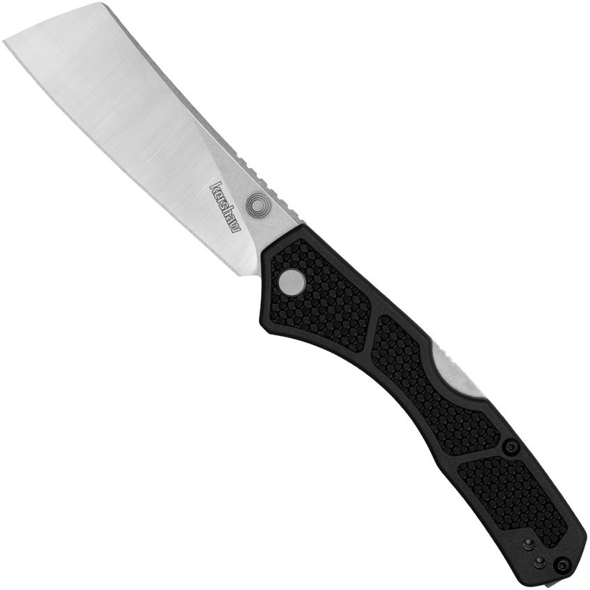 Kershaw Hatch Folding Knife, Two-Tone Cleaver Blade | BladeOps