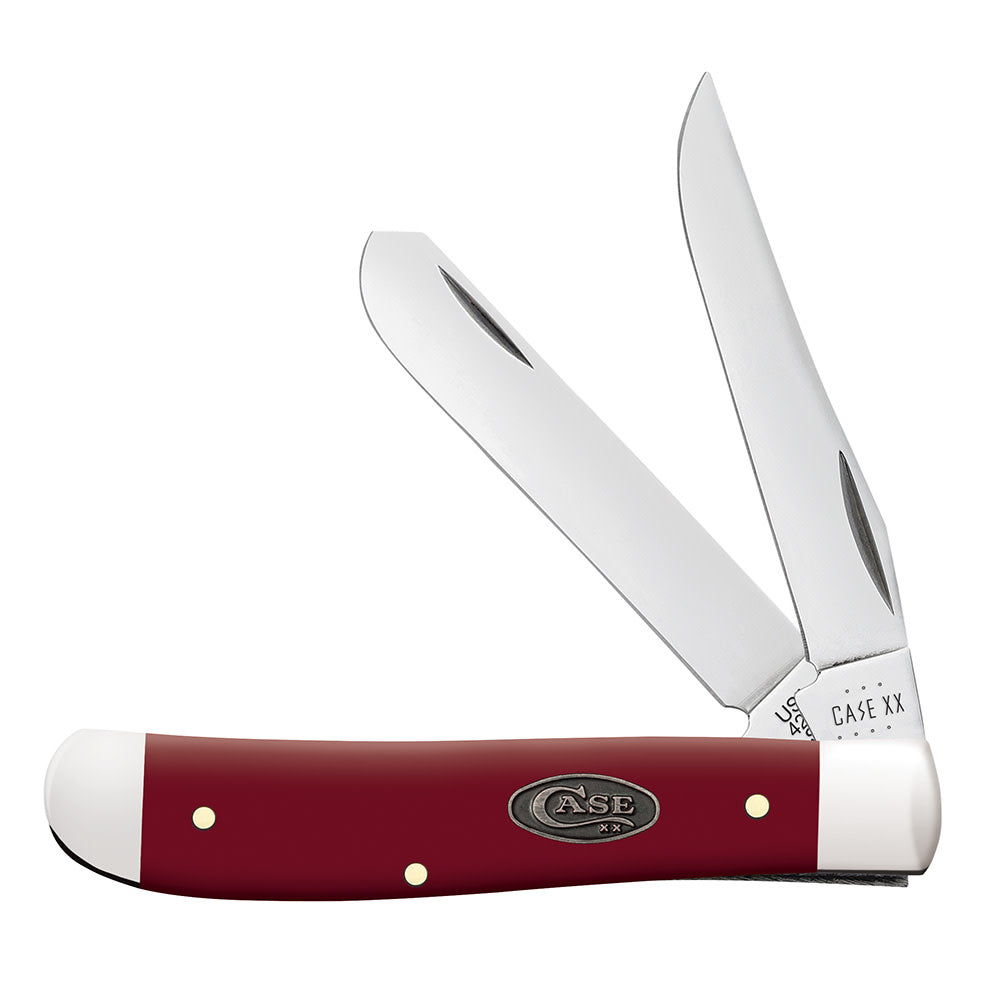 Case Smooth Mulberry Synthetic Mini Trapper Knife | BladeOps