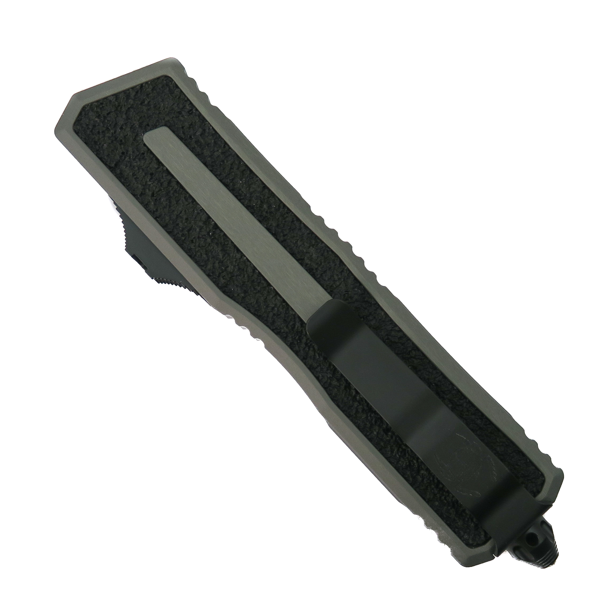 Microtech Natural Scarab II Gen III OTF Auto Knife, Black Blade | BladeOps
