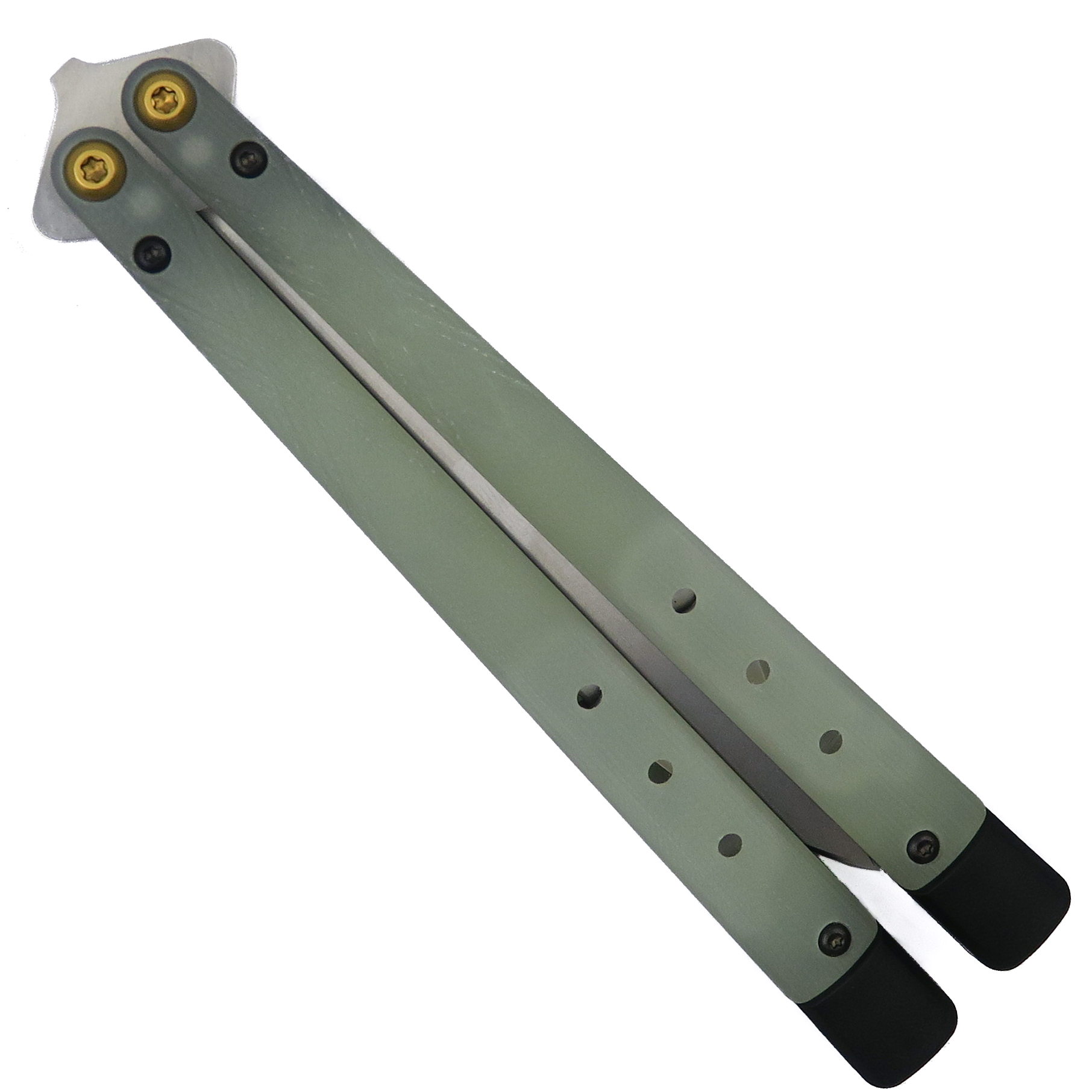 Benchmade 99 Necron Balisong Jade G10 Butterfly Knife, CPM-S30V Satin ...