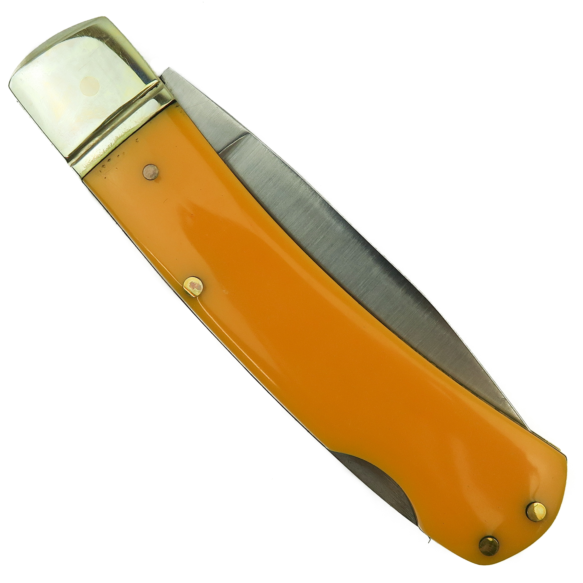 Boker Magnum Yellow Polymer Lockback Folding Knife | BladeOps