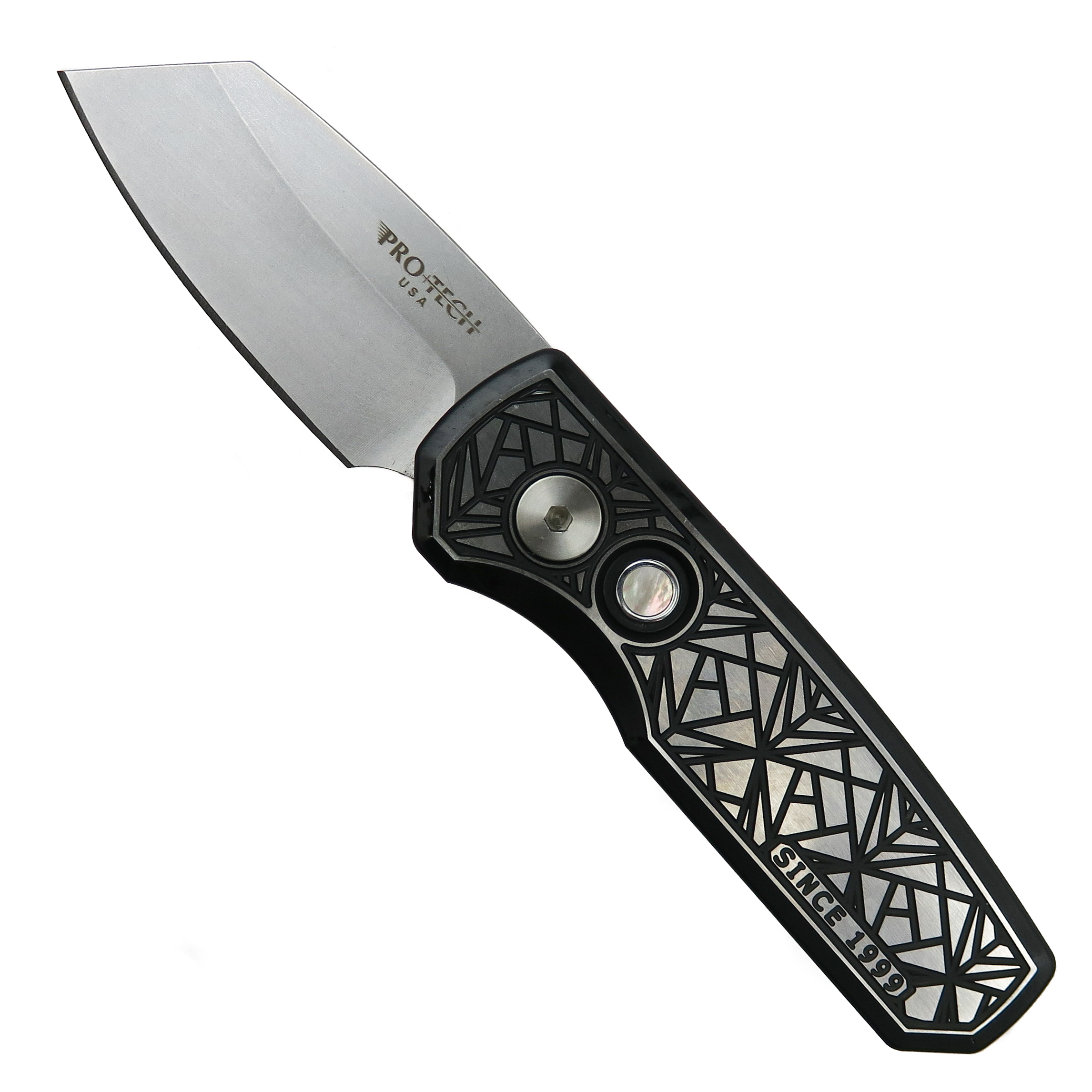 Pro Tech 2024 Runt 5 Since 1999 Custom 004 Nexus Steel Auto Knife