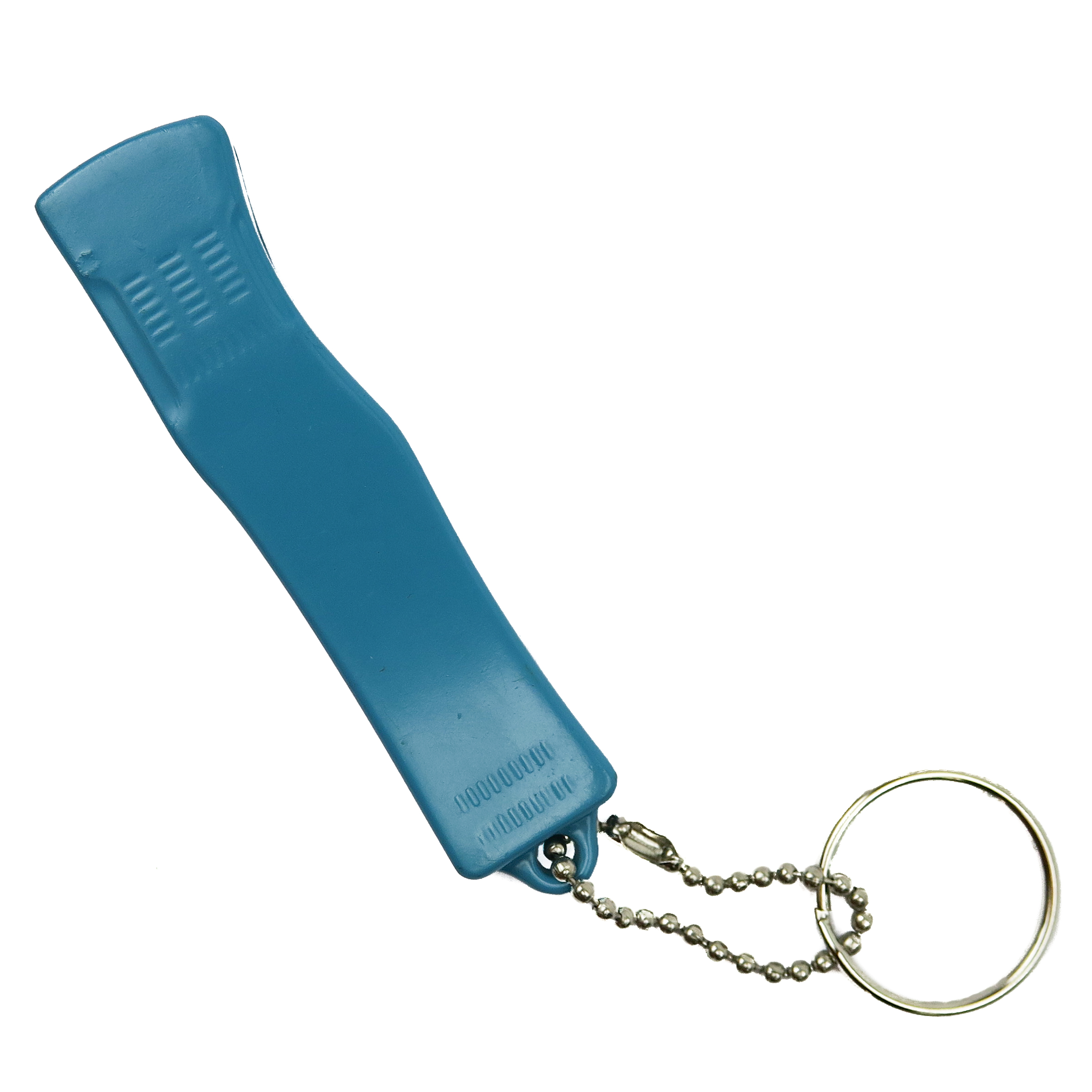 Blue Punisher Mini Auto OTF Keychain Knife, Satin Blade | BladeOps