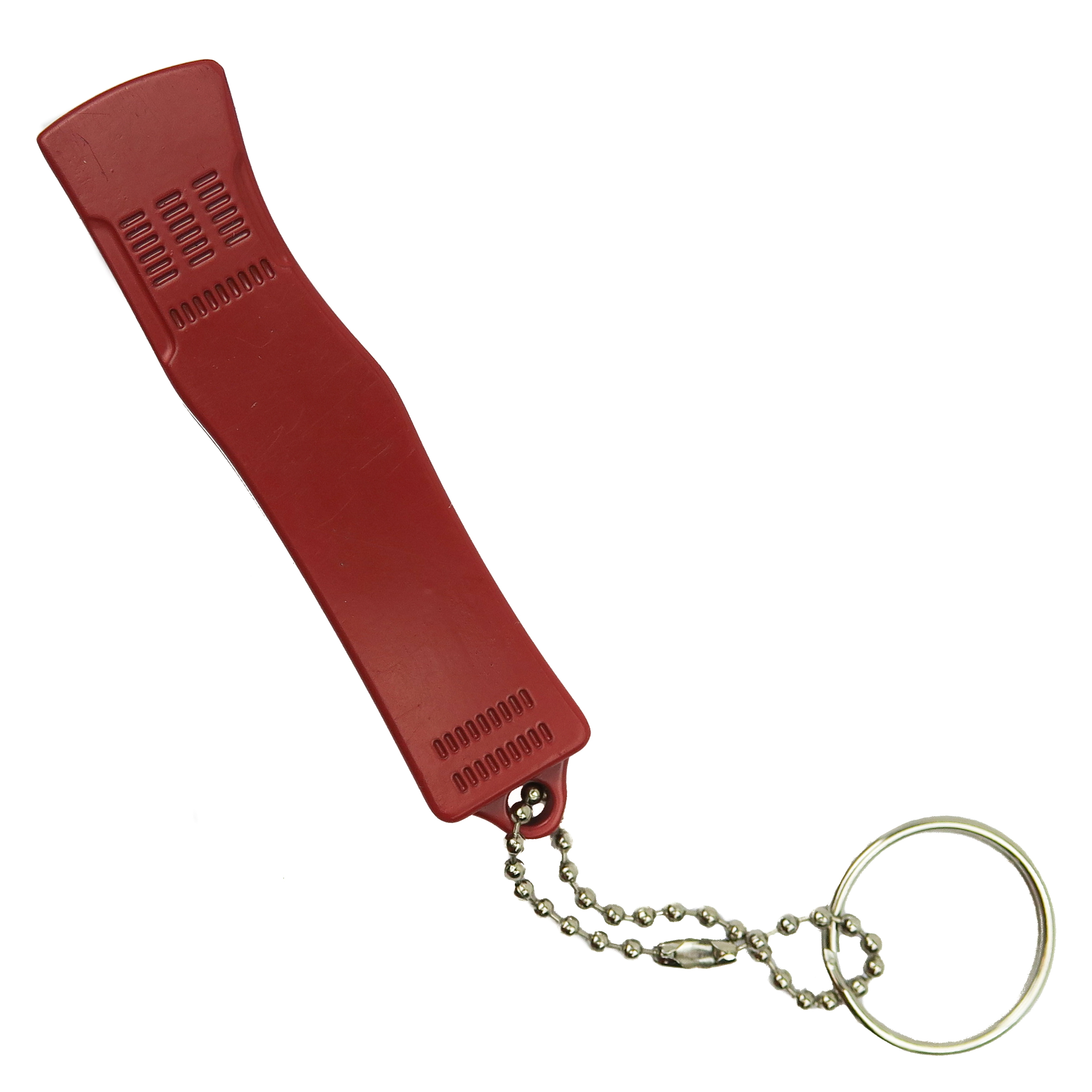 Flag Mini Auto OTF Keychain Knife, Satin Blade | BladeOps