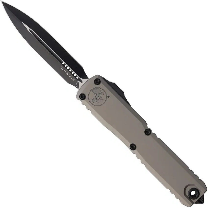Microtech Gen III ZBP Clear Ultratech OTF Auto Knife, Black Dagger ...