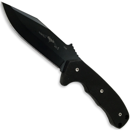 Emerson Knives PUKBT Police Utility Fixed Blade Knife, 154CM Black Blade