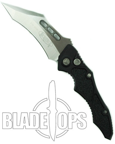 Microtech Vector Automatic Knife, Satin Plain Edge, 132-4