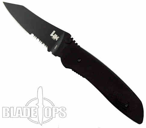 Benchmade H&K Scorch Code 3 Dual Action Auto Knife, Combo Edge | BladeOps