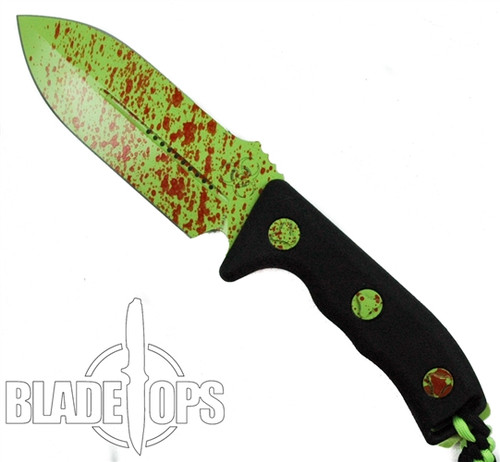 Microtech Zombie Crosshair Knife, Dagger Plain Edges Blade
