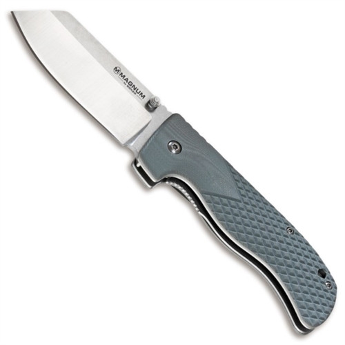 Boker Magnum 01RY844 Grey Arctic Ocean Sailor Cleaver Folder Knife ...