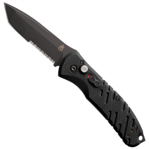 Gerber Propel Tanto Auto Knife, Black Combo Blade