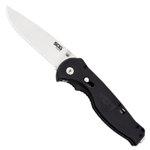 SOG Flash II Spring Assist Knife, AUS-8 Satin Blade
