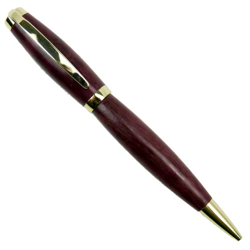 Loki Tool Purpleheart Graduate 24kt Gold Twist Pen