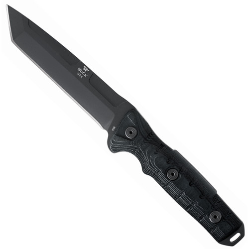 Buck GCK G-10 Tanto Fixed Blade Knife, Sniper Grey Blade | BladeOps