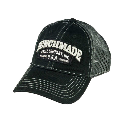 Benchmade Solid Steel Black Trucker Hat | BladeOps