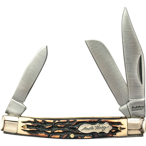 Uncle Henry 834UH Next Gen Staglon Rancher Folder Knife, Satin Blades ...