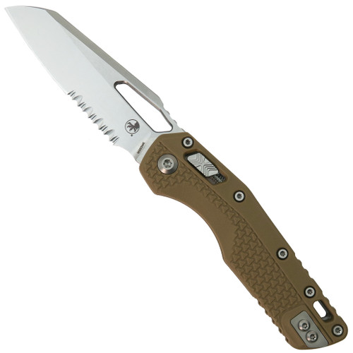 Microtech MSI Tri-Grip Injection Molded Polymer Dark Earth Folding ...