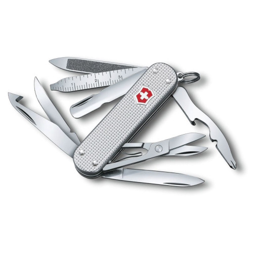 Victorinox Silver Alox Swiss Army MiniChamp Multi-Tool Knife | BladeOps