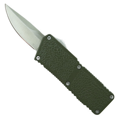 Lightning OD Green Fireball OTF Automatic Knife, Satin Drop Blade ...