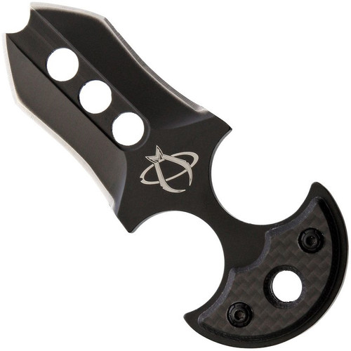 Wicked Push Dagger Fixed Blade Knife, Black Blade | BladeOps