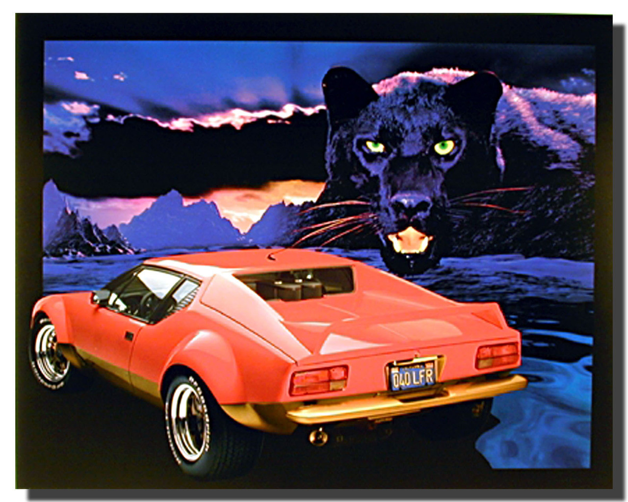 Pantera Car Poster | Car Posters | Automotive Posters