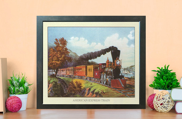 Vintage American Express Train | Wall Art Posters