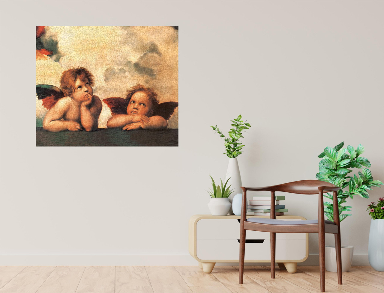 Sistine Madonna Cherubini Two Little Angels By Raphael | Art Posters
